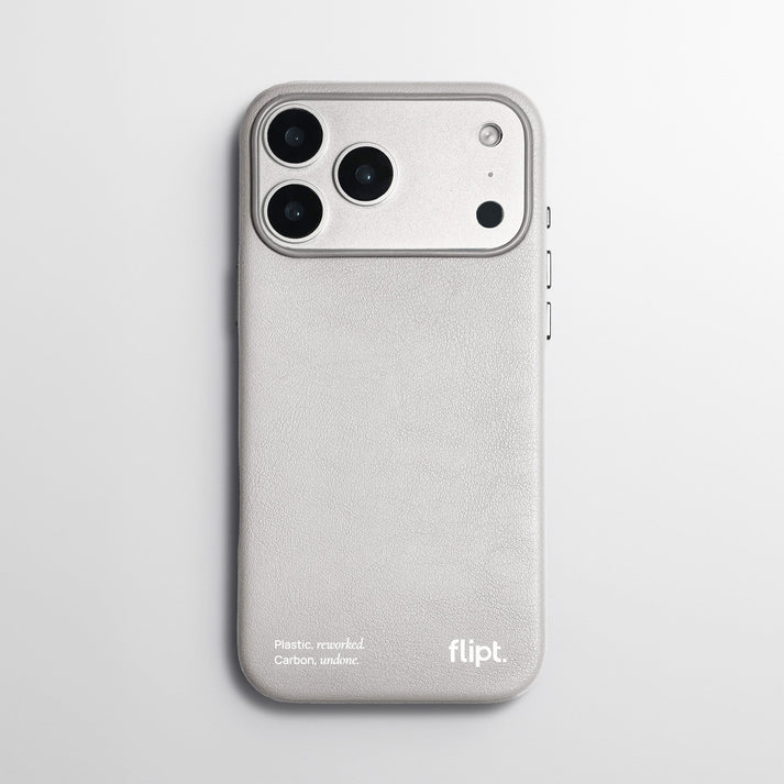 CarbonFlip* Signature Leather Case for iPhone 17 – flipt.